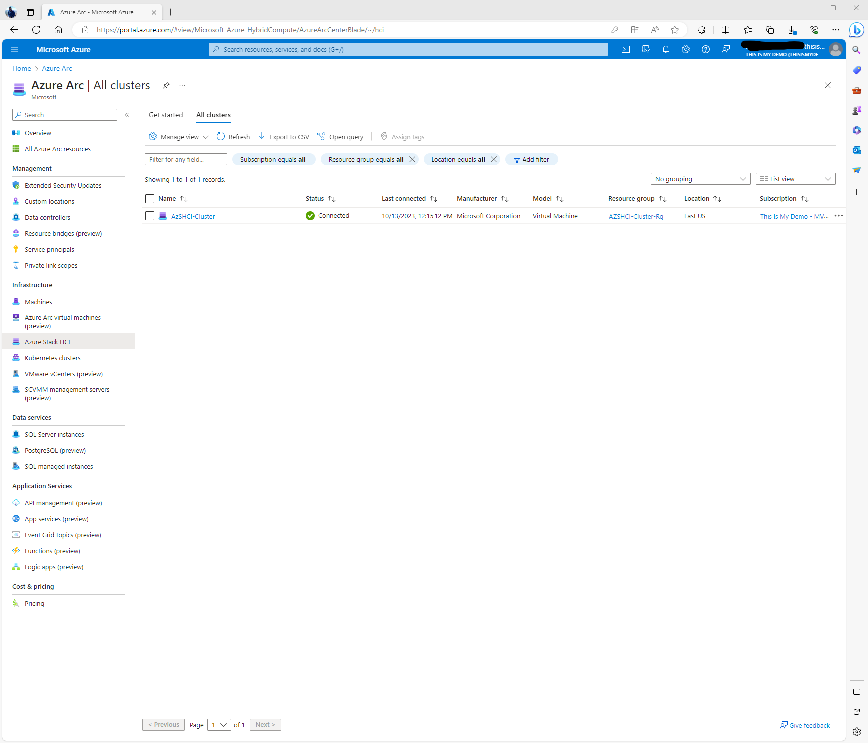 Azure Stack Hci Part Ii Deploying A Single Node Cluster This Is My Demo